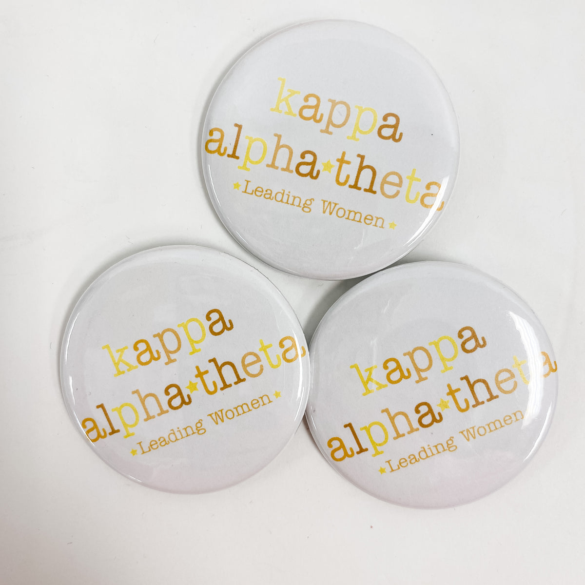 Kappa Alpha Theta Sorority Motto Button – Rush Greek Gifts