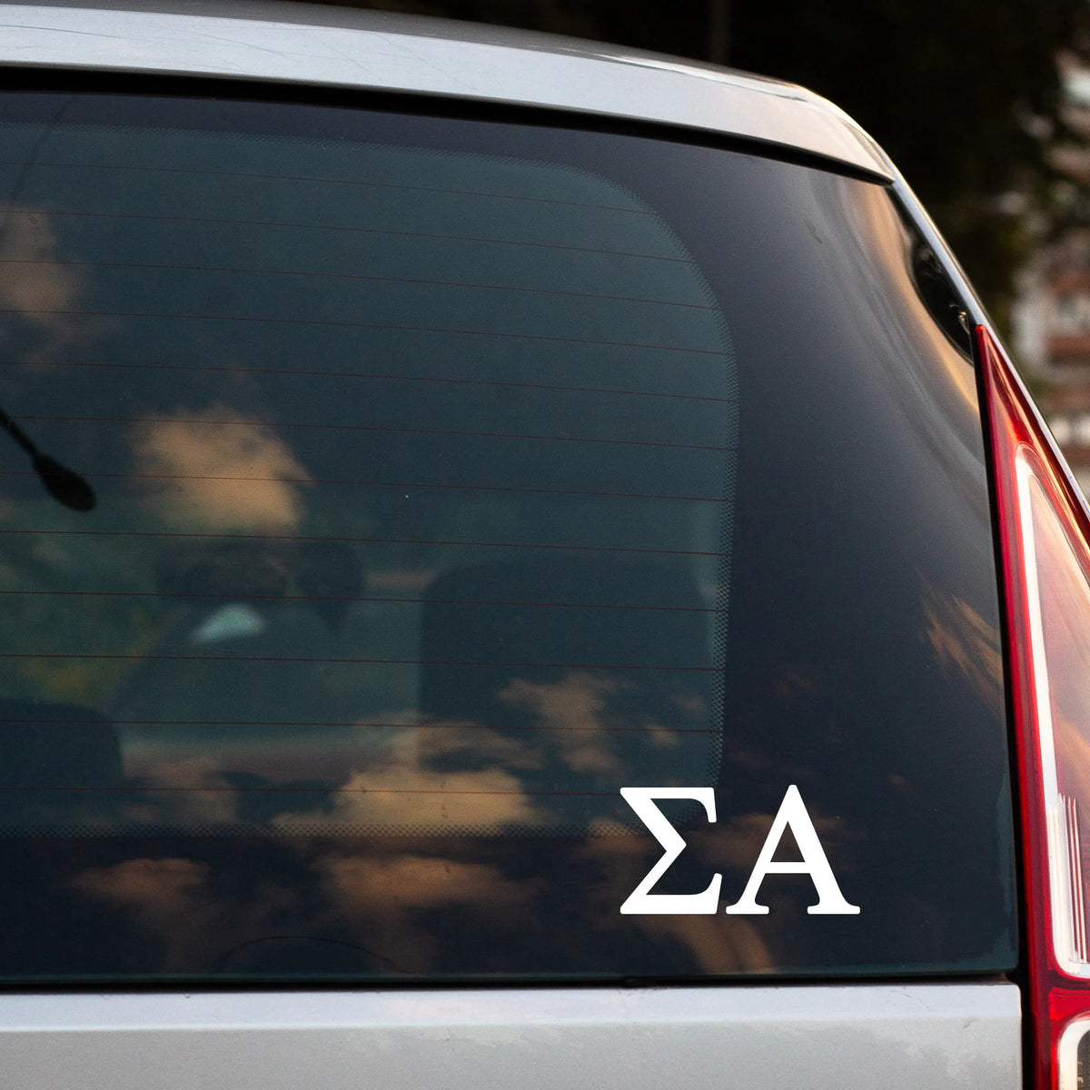 Sigma Alpha Window Decal – Rush Greek Gifts