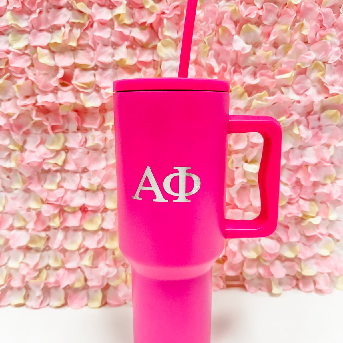 Alpha Phi Pink 40 oz Tumbler – Rush Greek Gifts