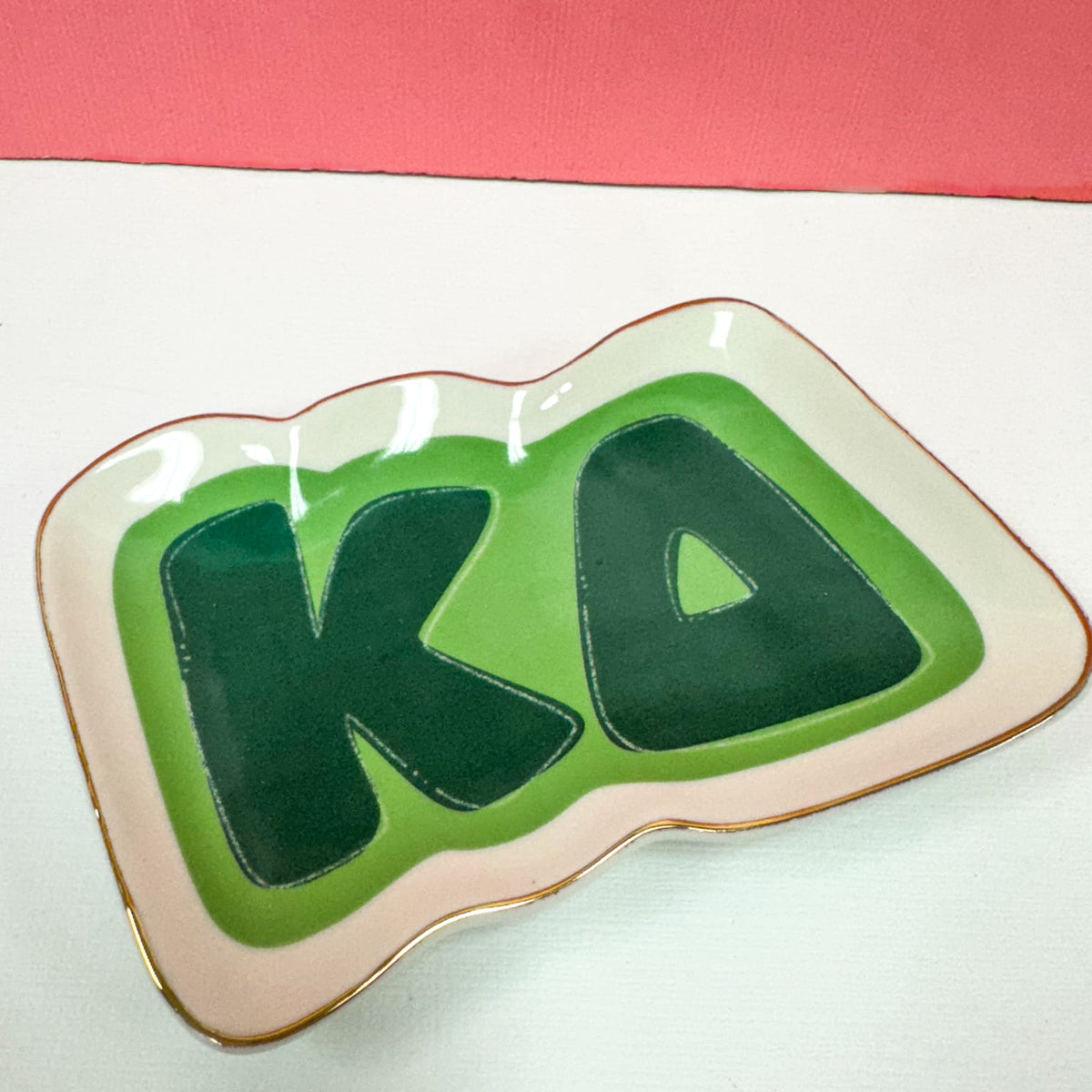 Sorority Trinket Tray - Kappa Delta – Rush Greek Gifts