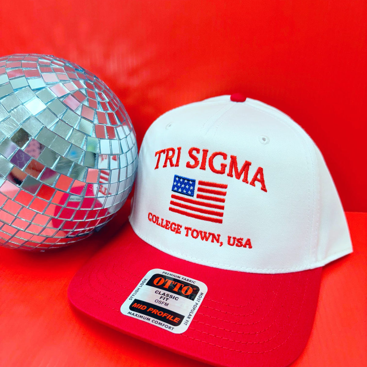 Sigma Sigma Sigma College Town, USA Embroidered Hat – Rush Greek Gifts