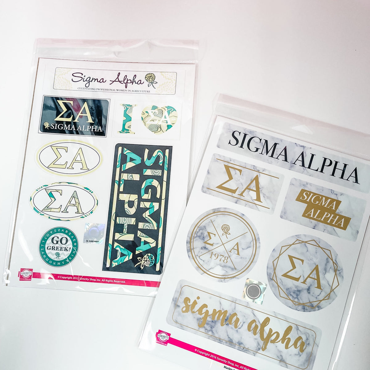 Sigma Alpha Sticker Sheet – Rush Greek Gifts